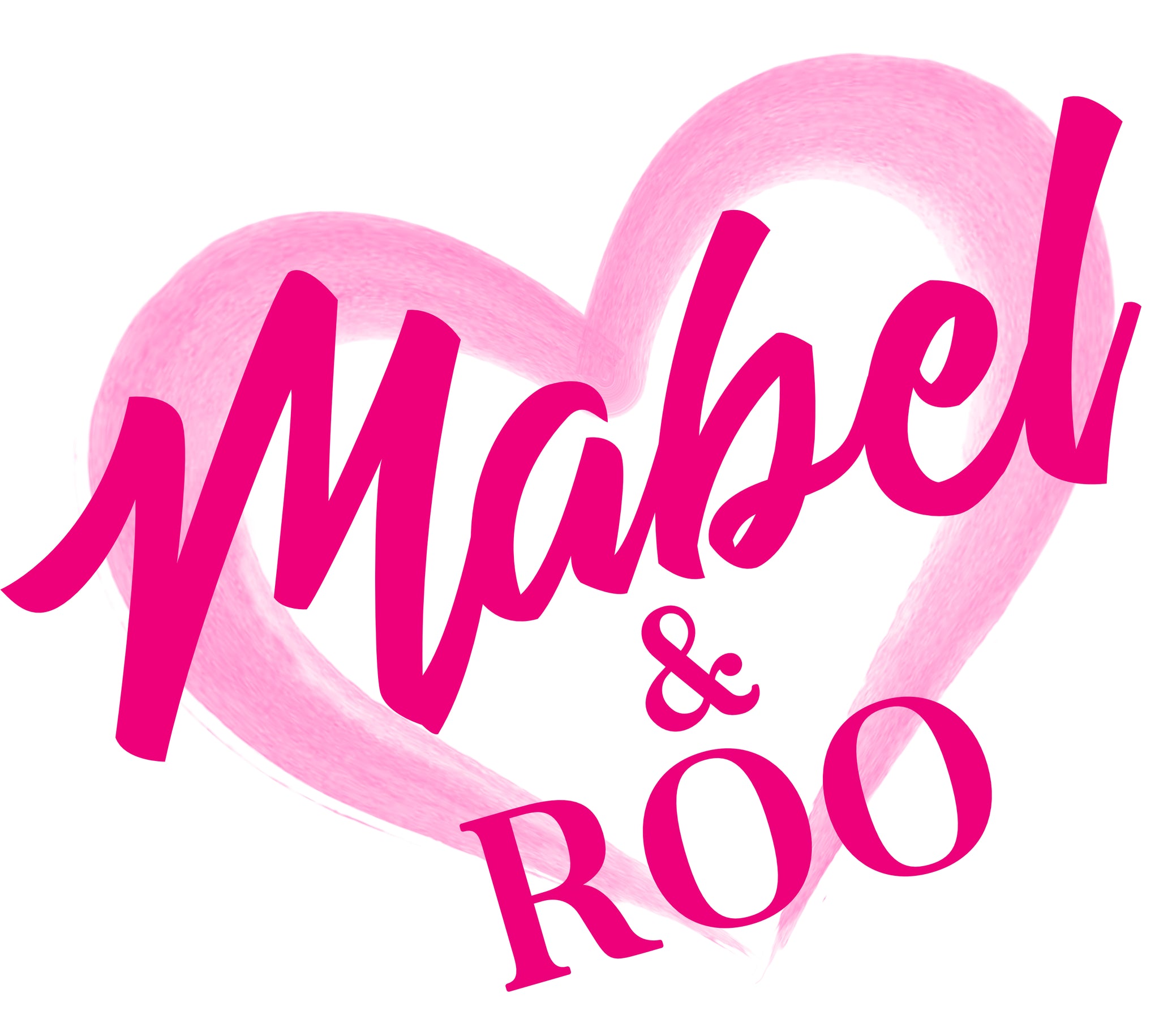Mabel and Roo character fabric ribbon patches